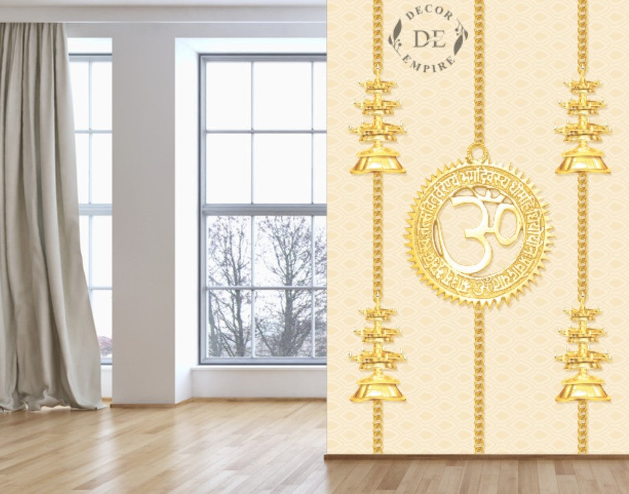 3D Om Sign Wallpaper Mural – Decor Empire